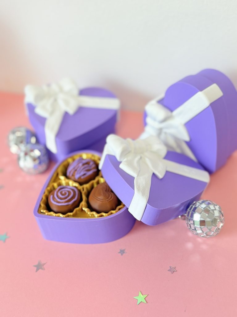 boite chocolat fidjet anti stress cadeau coeur